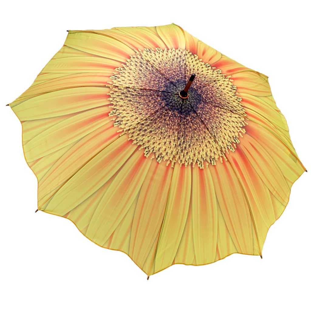 Sunflower Design Automatic Folding Umbrella - by Wishes