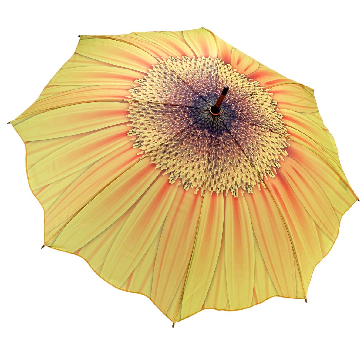 Sunflower Design Automatic Folding Umbrella - by Wishes